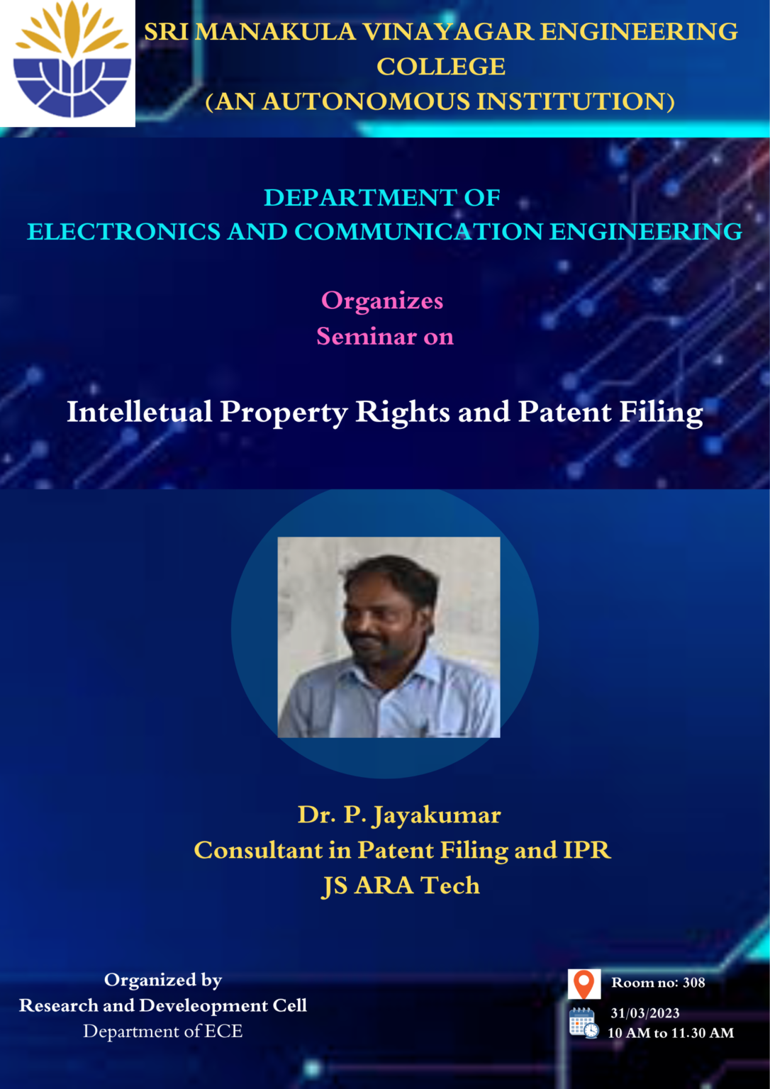 Intellectual Property Rights and Patent Filing - Sri Manakula Vinayagar ...