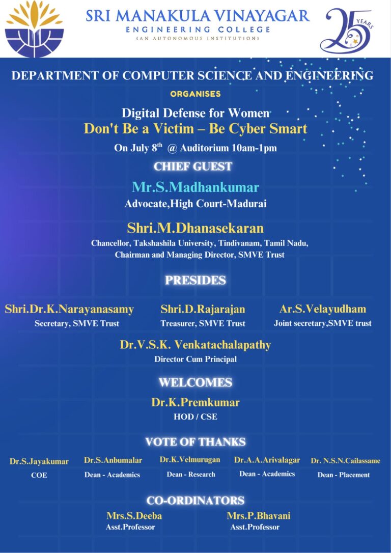 Best Engineering College in Pondicherry 2025 | SMVEC